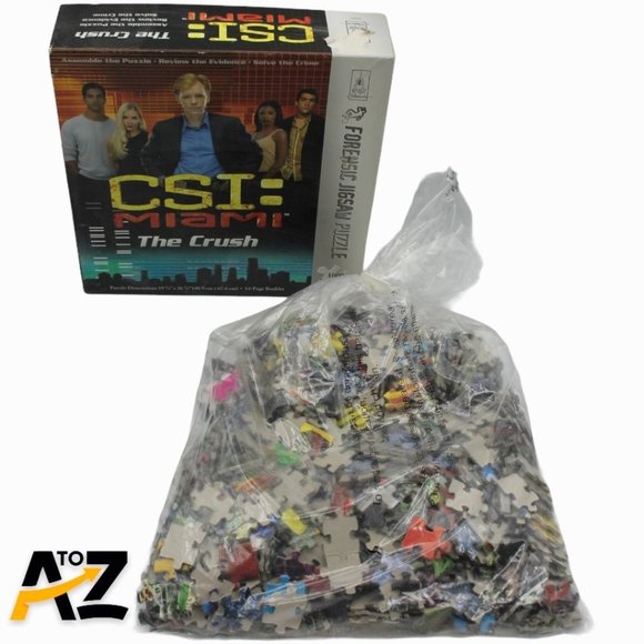 Toys | 206 Csi Miami The Crush Forensic 1000 Piece Jigsaw Puzzle | Poshmark